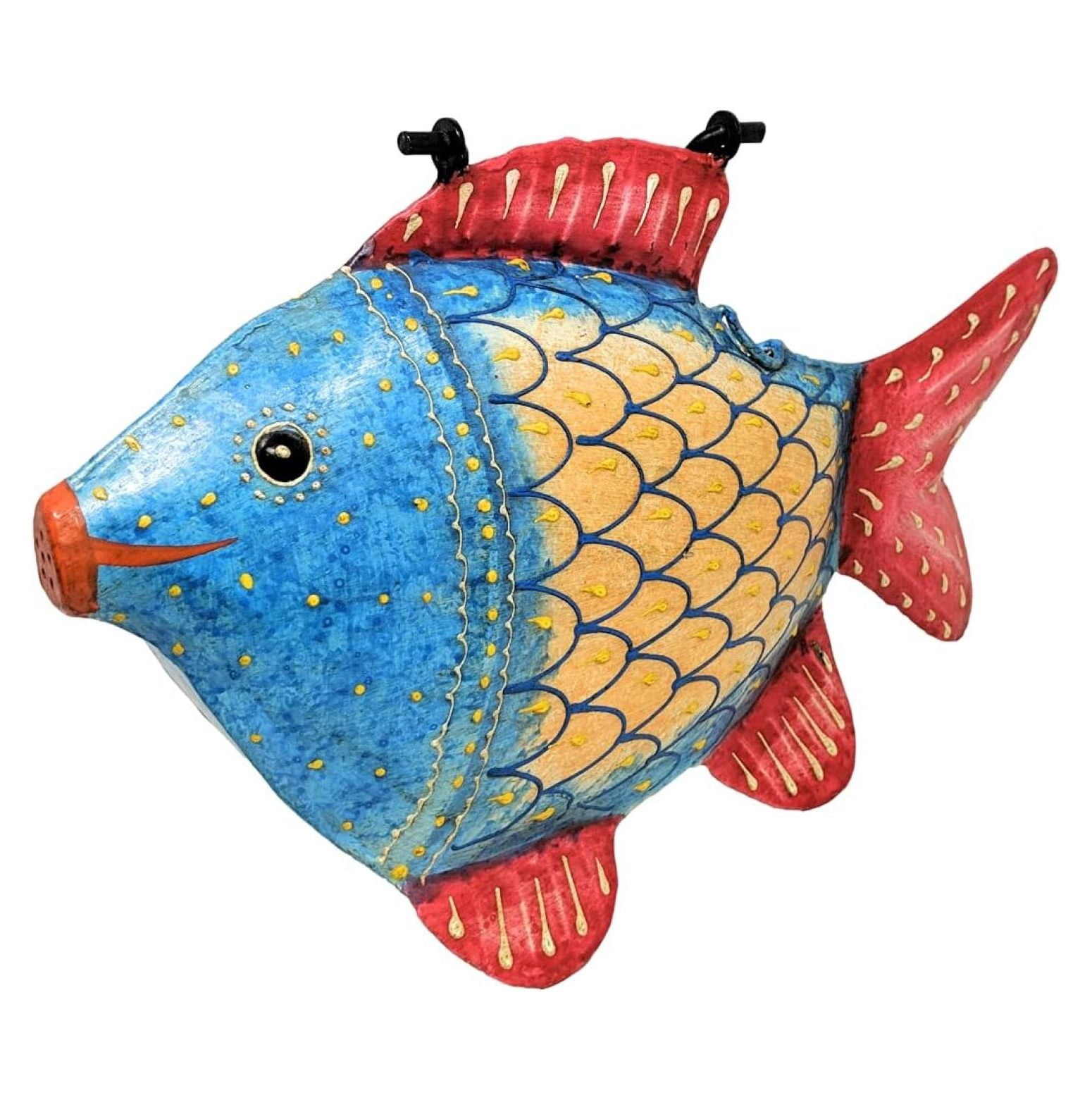 Fun Tropical Fish Shaped Metal Watering Can for Outdoor/Indoor Use on ...
