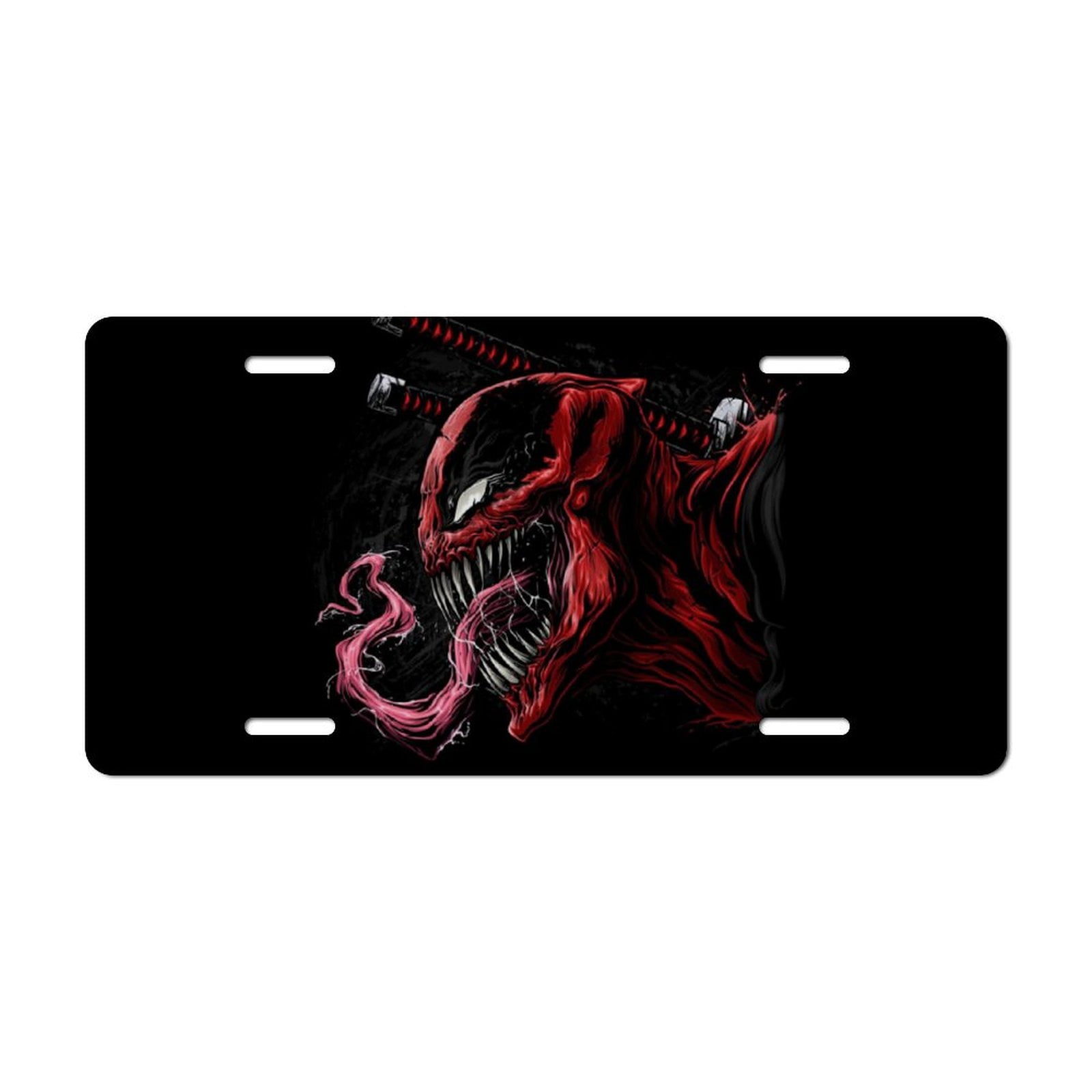 Fun Venom License Plate For Cars 6x12 Inch Rustproof Aluminum Front ...