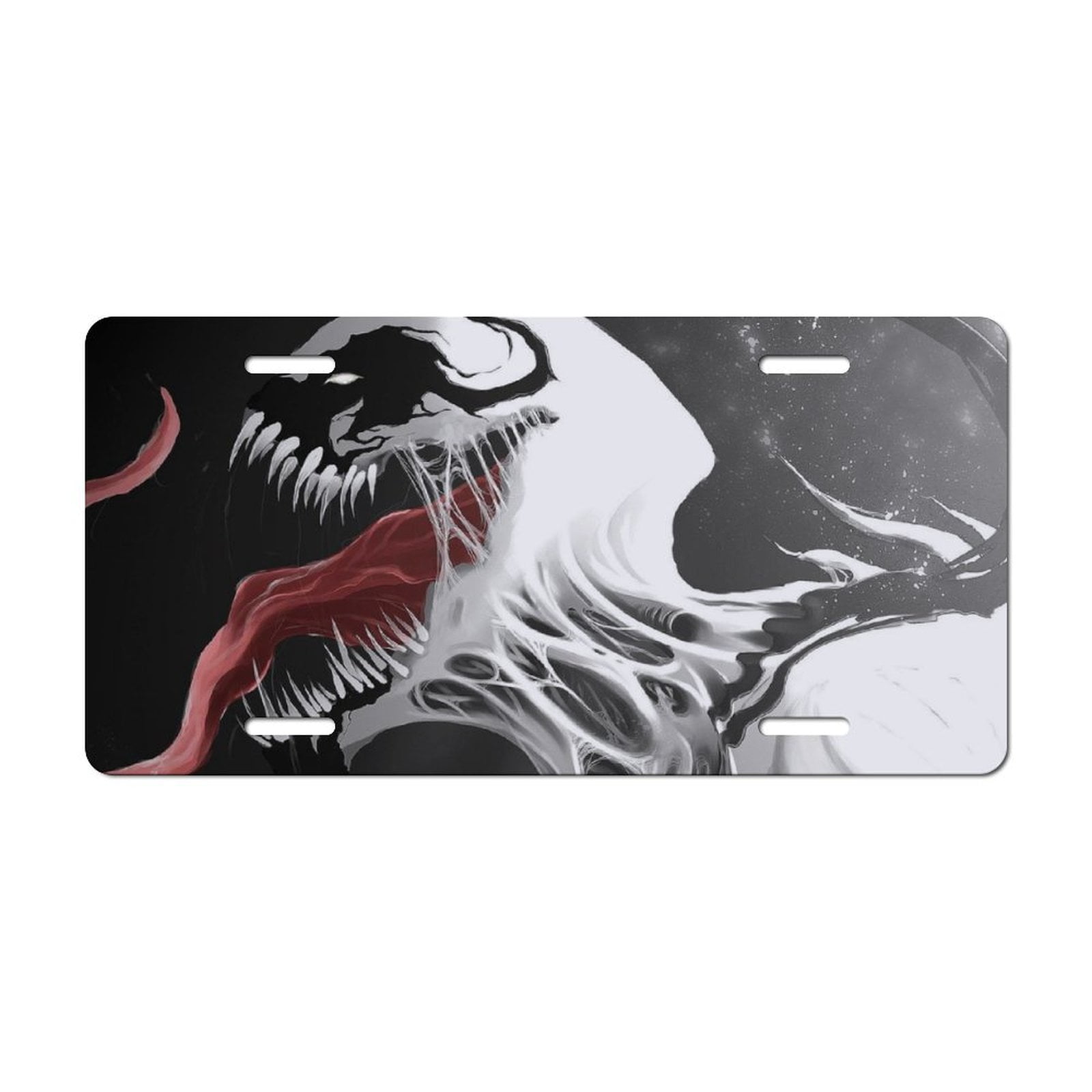 Fun Venom License Plate For Cars 6x12 Inch Rustproof Aluminum Front ...