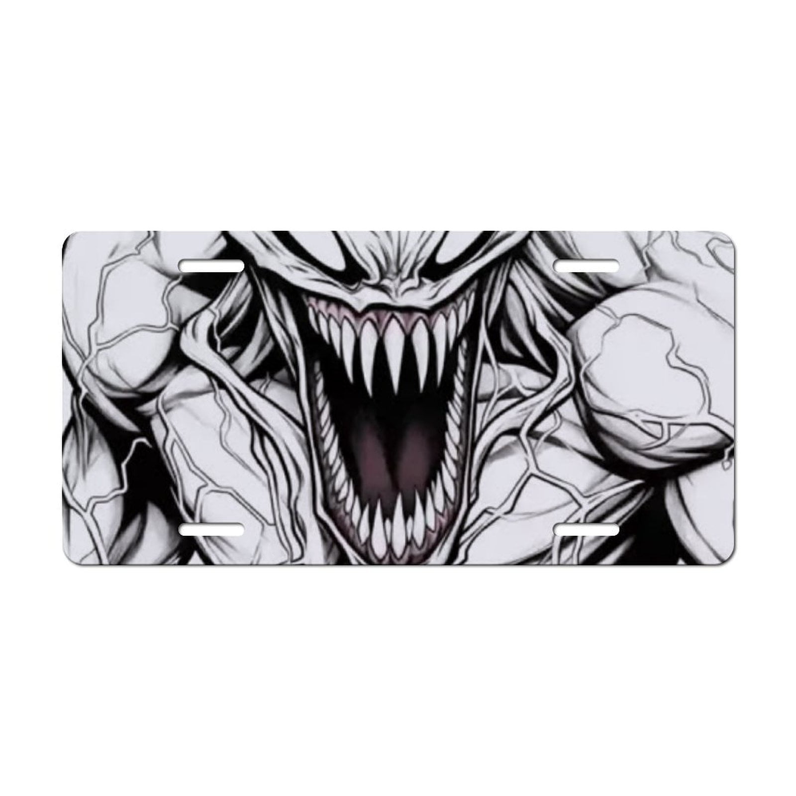 Fun Venom License Plate For Cars 6x12 Inch Rustproof Aluminum Front ...