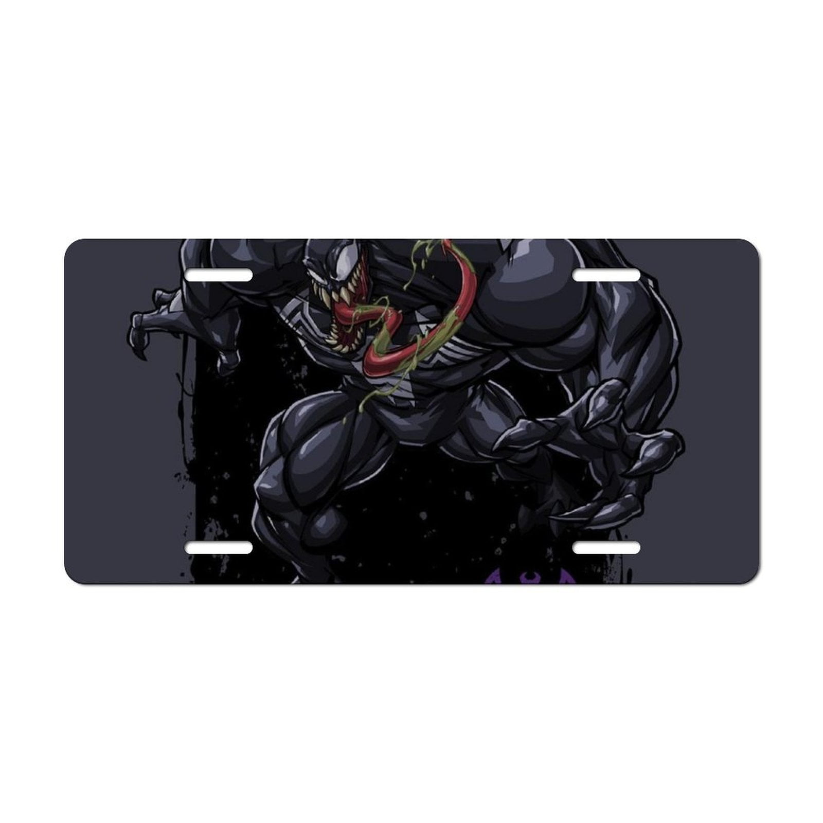 Fun Venom License Plate For Cars 6x12 Inch Rustproof Aluminum Front ...
