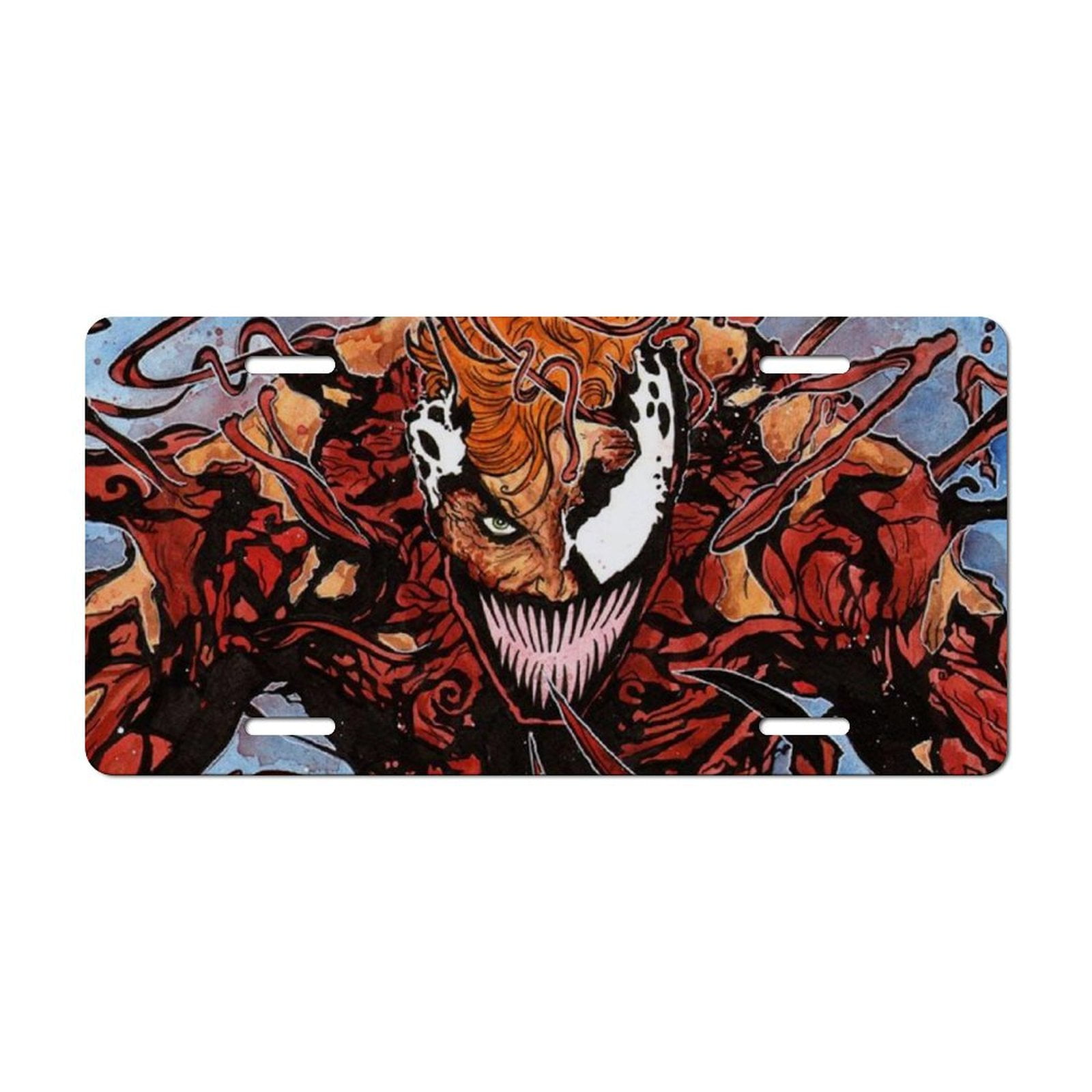 Fun Venom License Plate For Cars 6x12 Inch Rustproof Aluminum Front ...