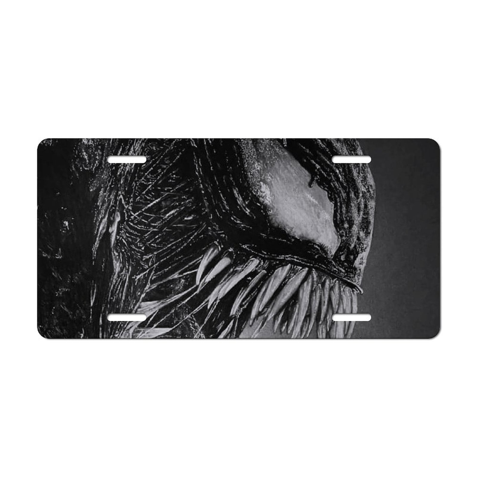 Fun Venom License Plate For Cars 6x12 Inch Rustproof Aluminum Front ...