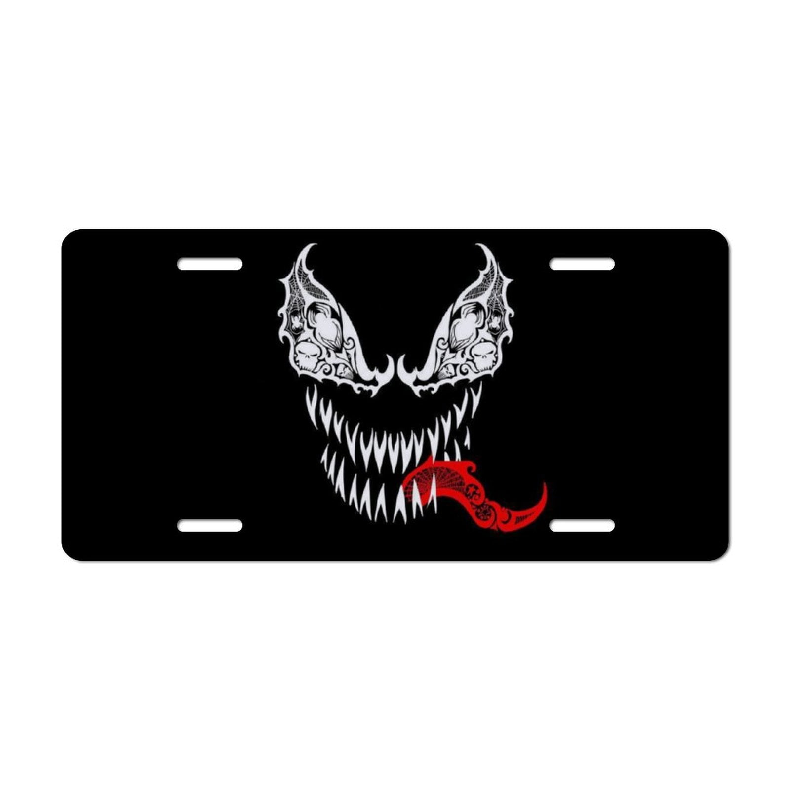 Fun Venom License Plate For Cars 6x12 Inch Rustproof Aluminum Front ...
