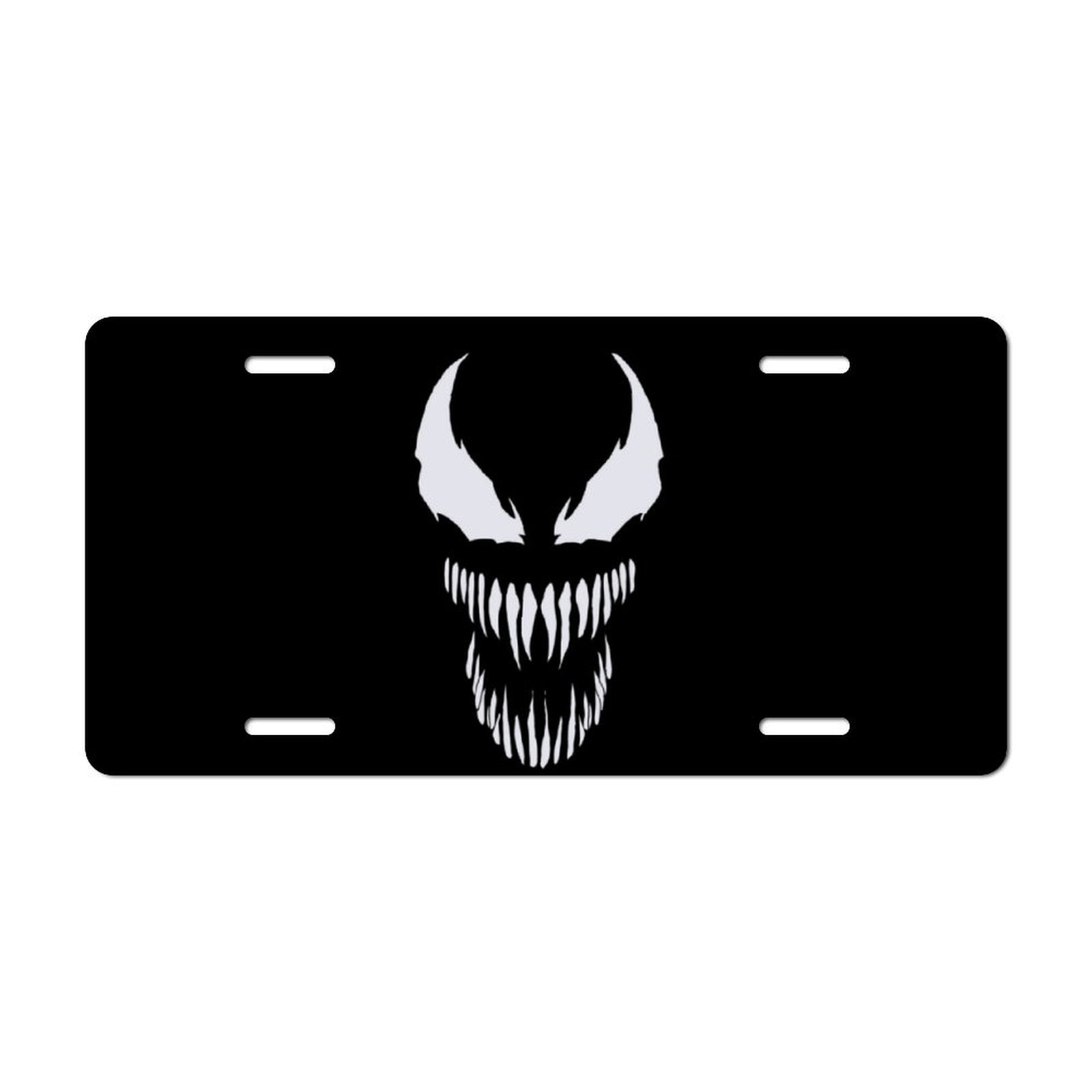 Fun Venom License Plate For Cars 6x12 Inch Rustproof Aluminum Front ...