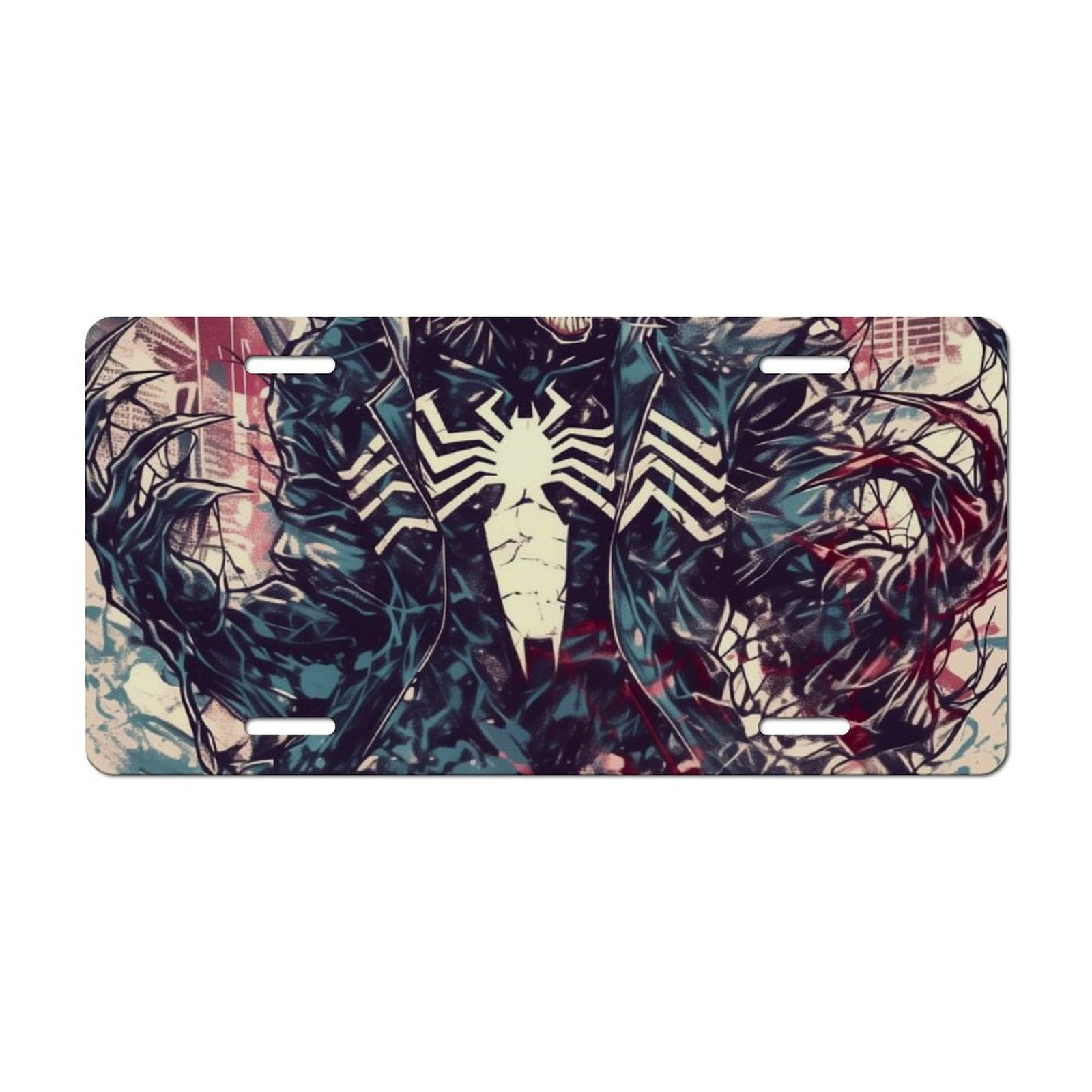 Fun Venom License Plate For Cars 6x12 Inch Rustproof Aluminum Front ...