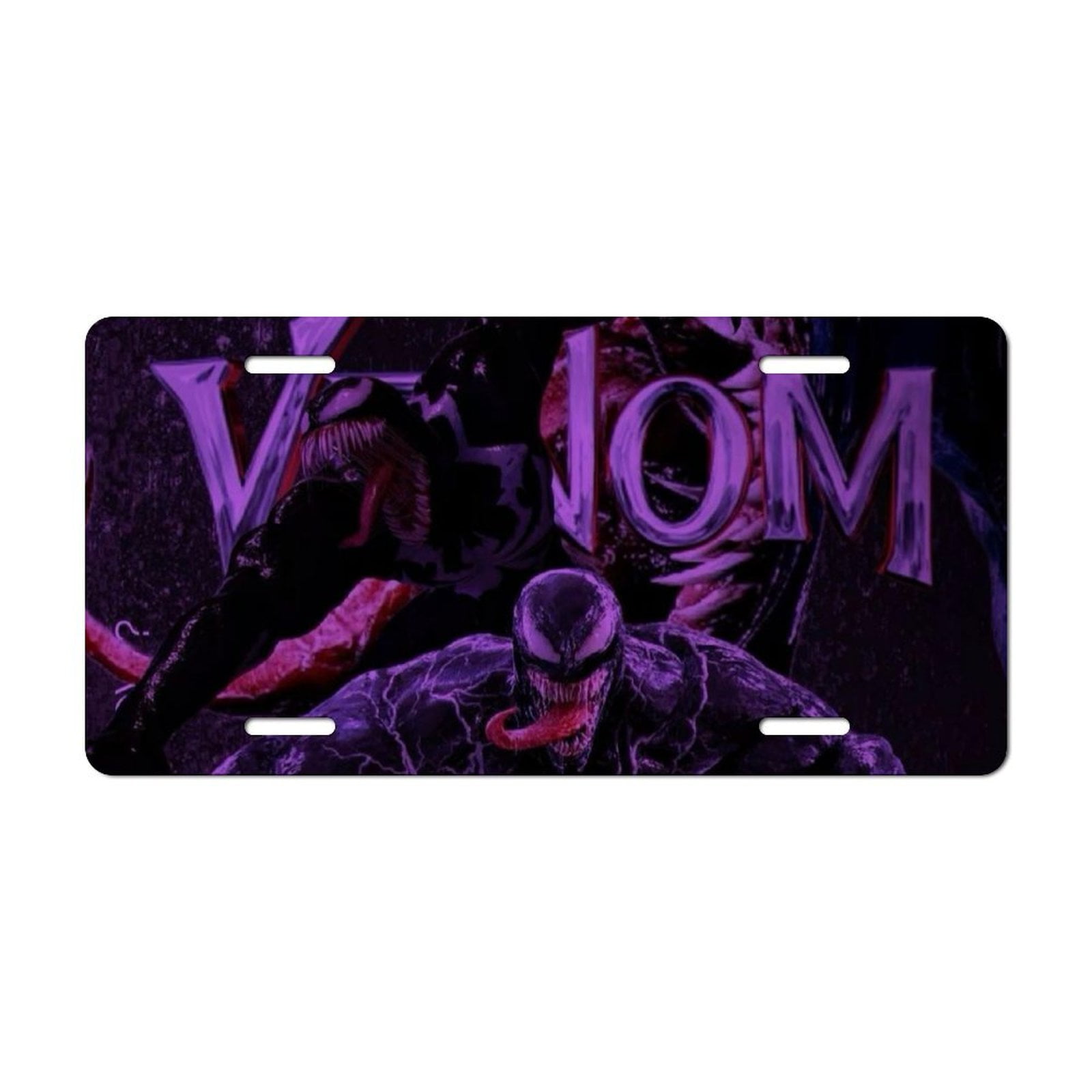 Fun Venom License Plate For Cars 6x12 Inch Rustproof Aluminum Front ...