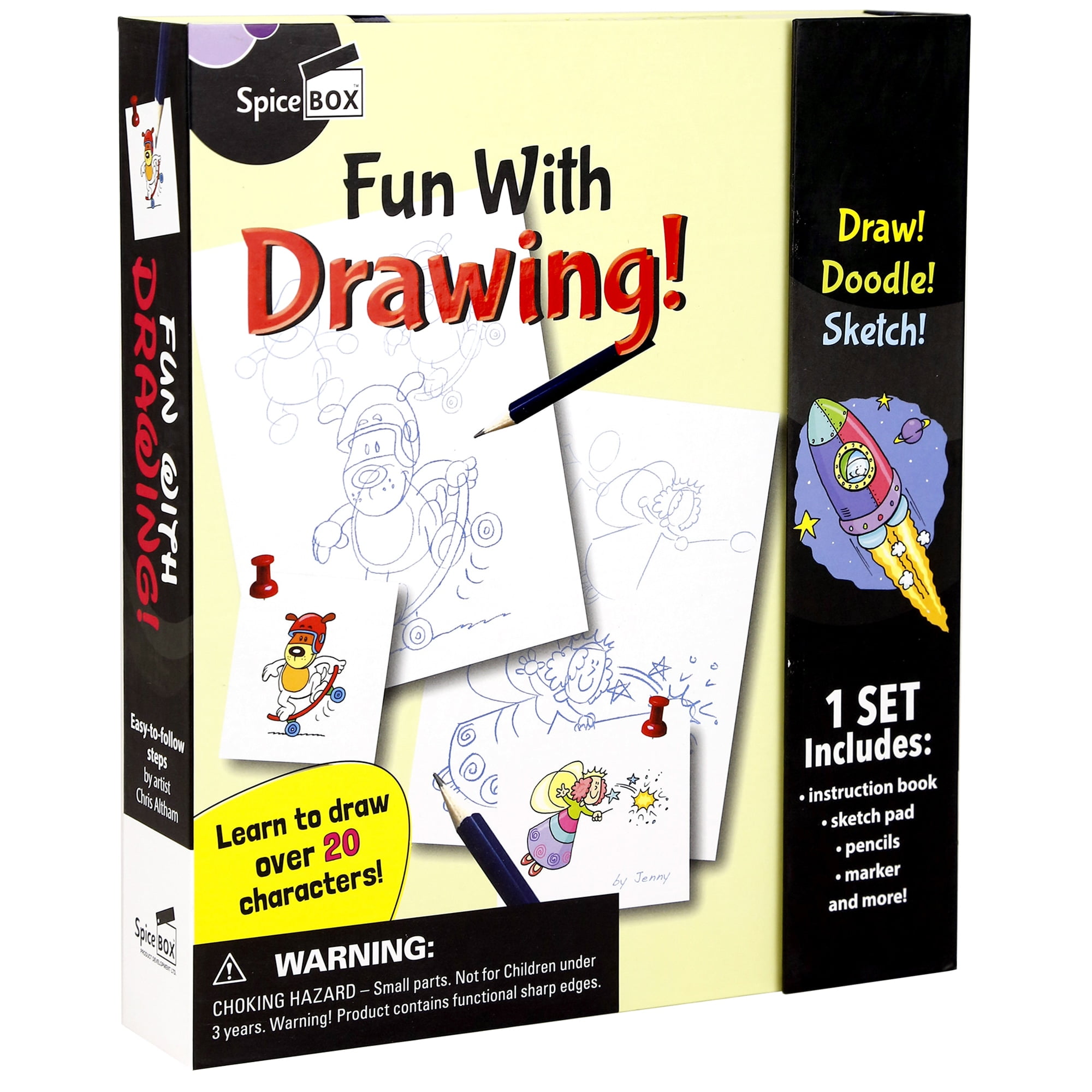 Fun With: Drawing - Learn To Draw 20+ Characters, Creative Art Activity ...