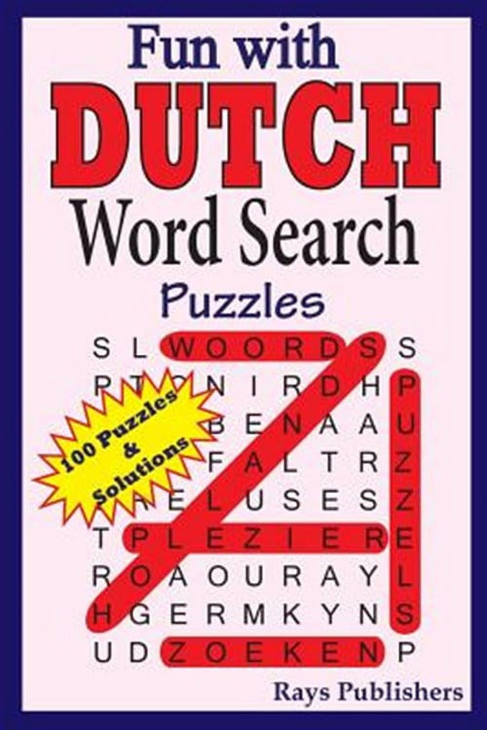 Fun With Dutch : Word Search Puzzles - Walmart.com