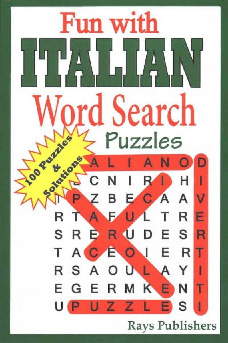 Fun with Italian - Word Search Puzzles: Fun with Italian - Word Search ...