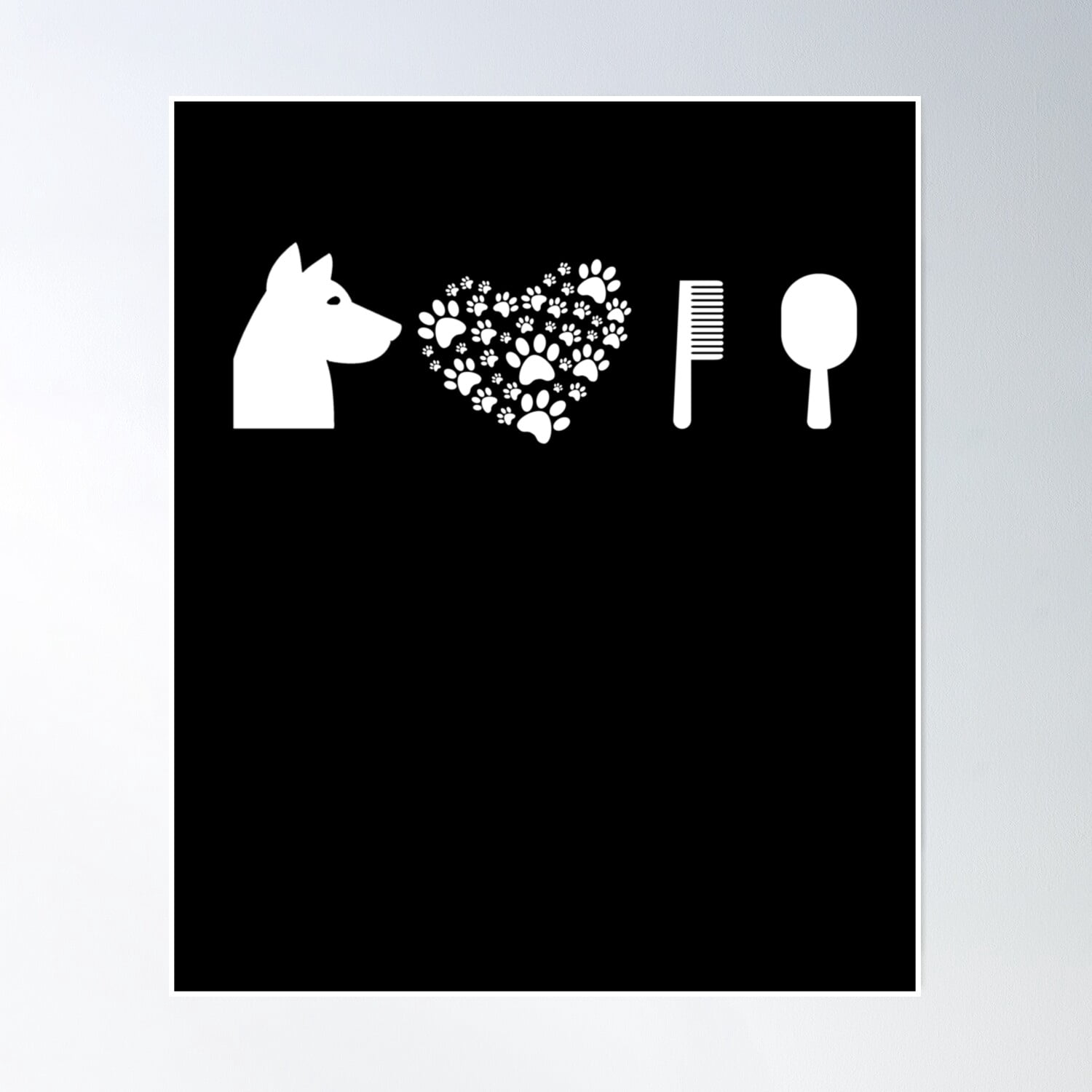 Fun Women Dog Grooming Gift For A Dog Groomer Poster Wall Art, Modern Wall Decor, 24x36 UNFRAMED ...