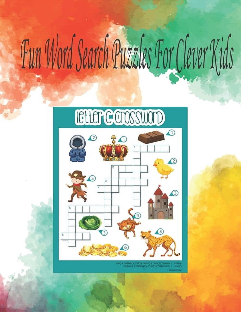 Fun Word Search Puzzles For Clever Kids: Word Search Puzzle Book ages 4 ...