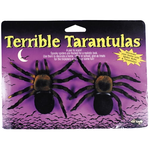 Fun World 4.5" Terrible Tarantulas, Set of 2 - Walmart.com