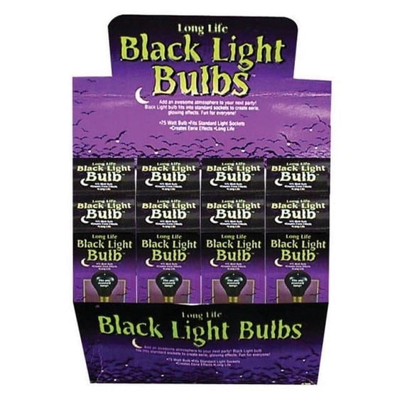 Fun World 8871ACE Black Light Bulb, 75 Watts - Walmart.com