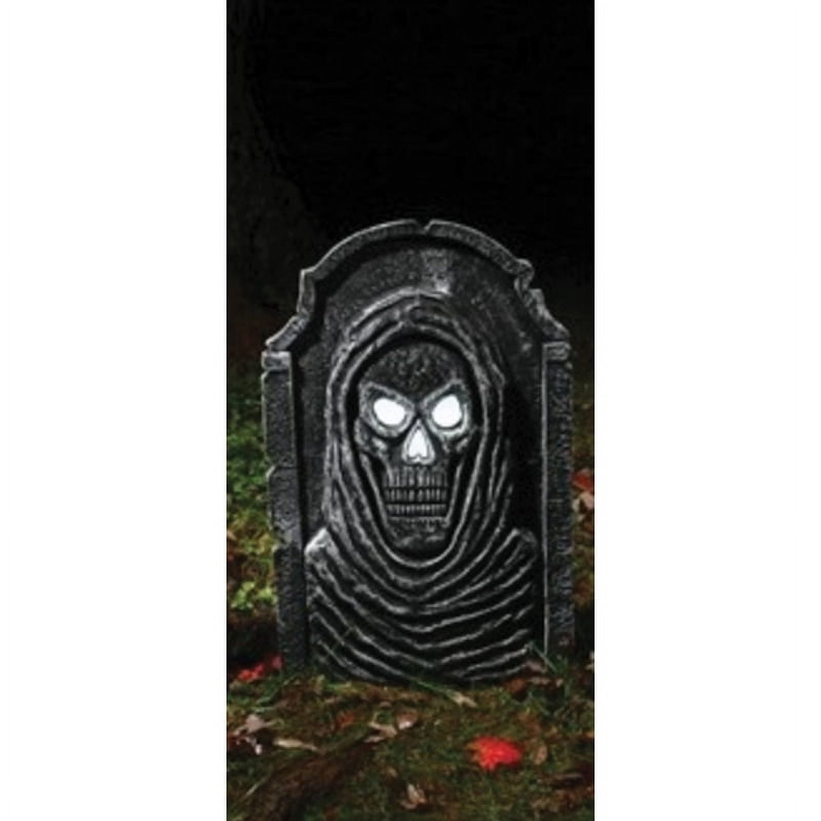 Fun World LED Bone Tombstones Reaper - Outdoor Graveyard Halloween ...