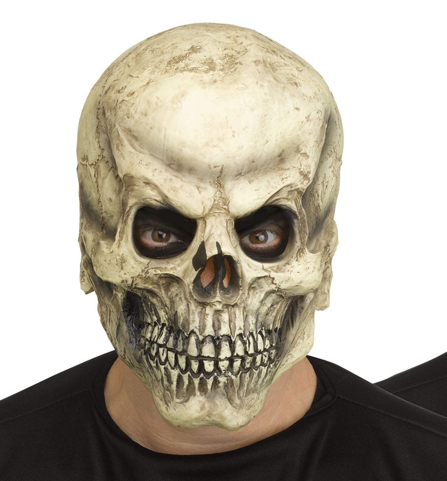 Fun World FW93548BR Adult Brown Realistic Skull Mask - Walmart.com