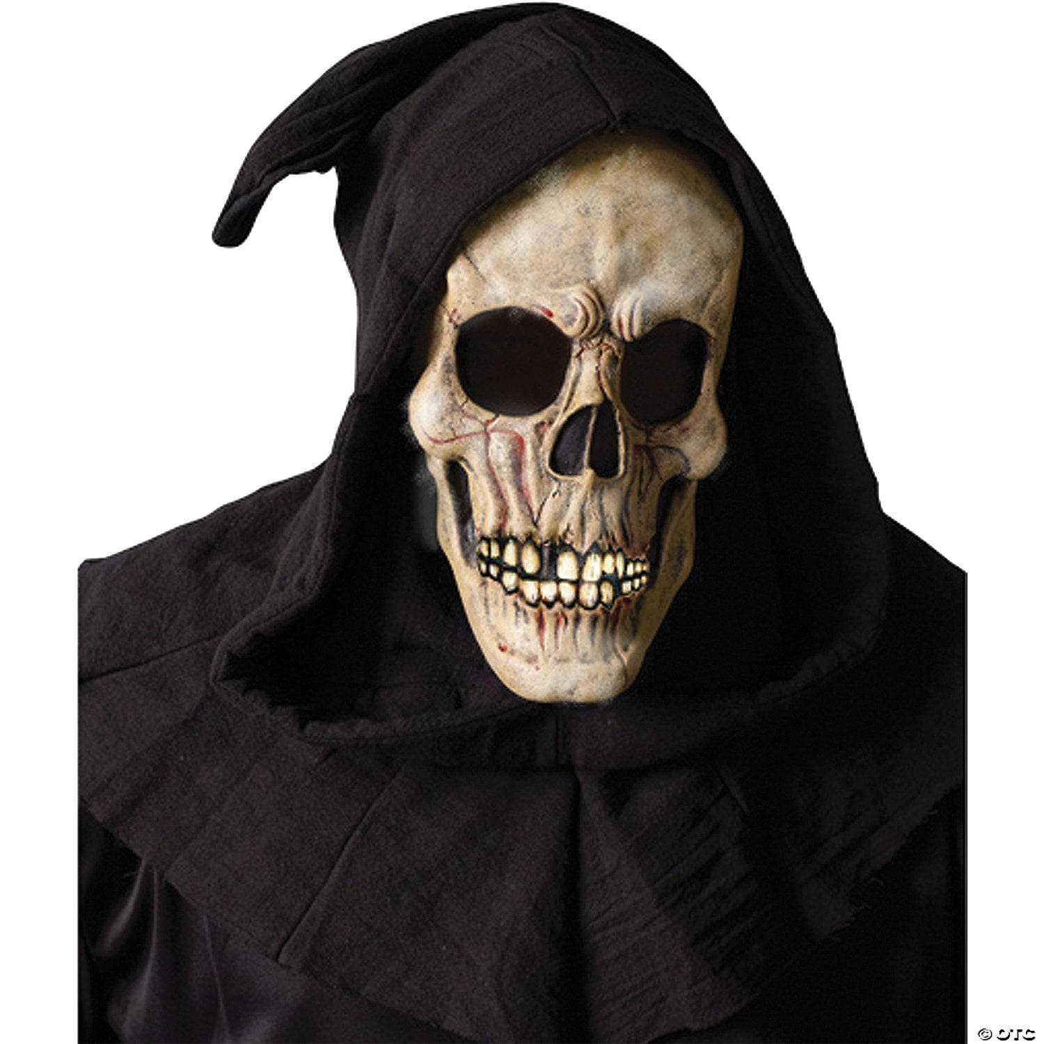 Fun World Adult Shroud Skull Costume Mask - Size 13 in x 13 in x 3 in ...