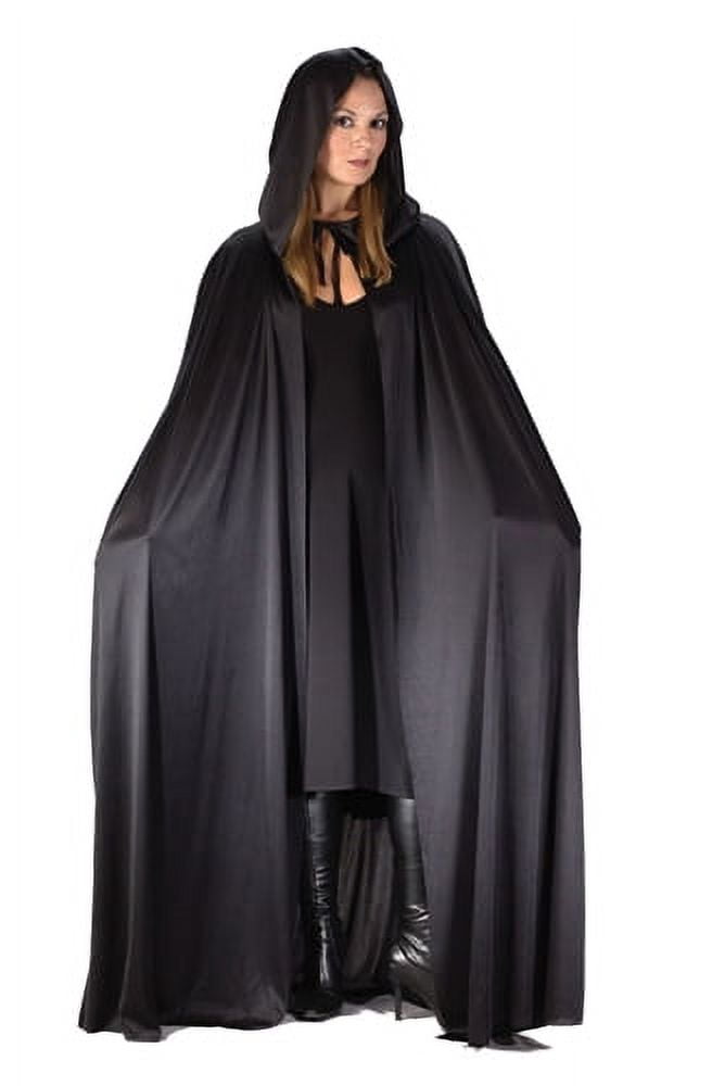 Fun World - Black Hooded Cape - - Walmart.com