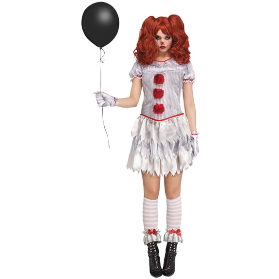 Fun World Clown Female Fancy-Dress Costumes for Adult, Regular ...