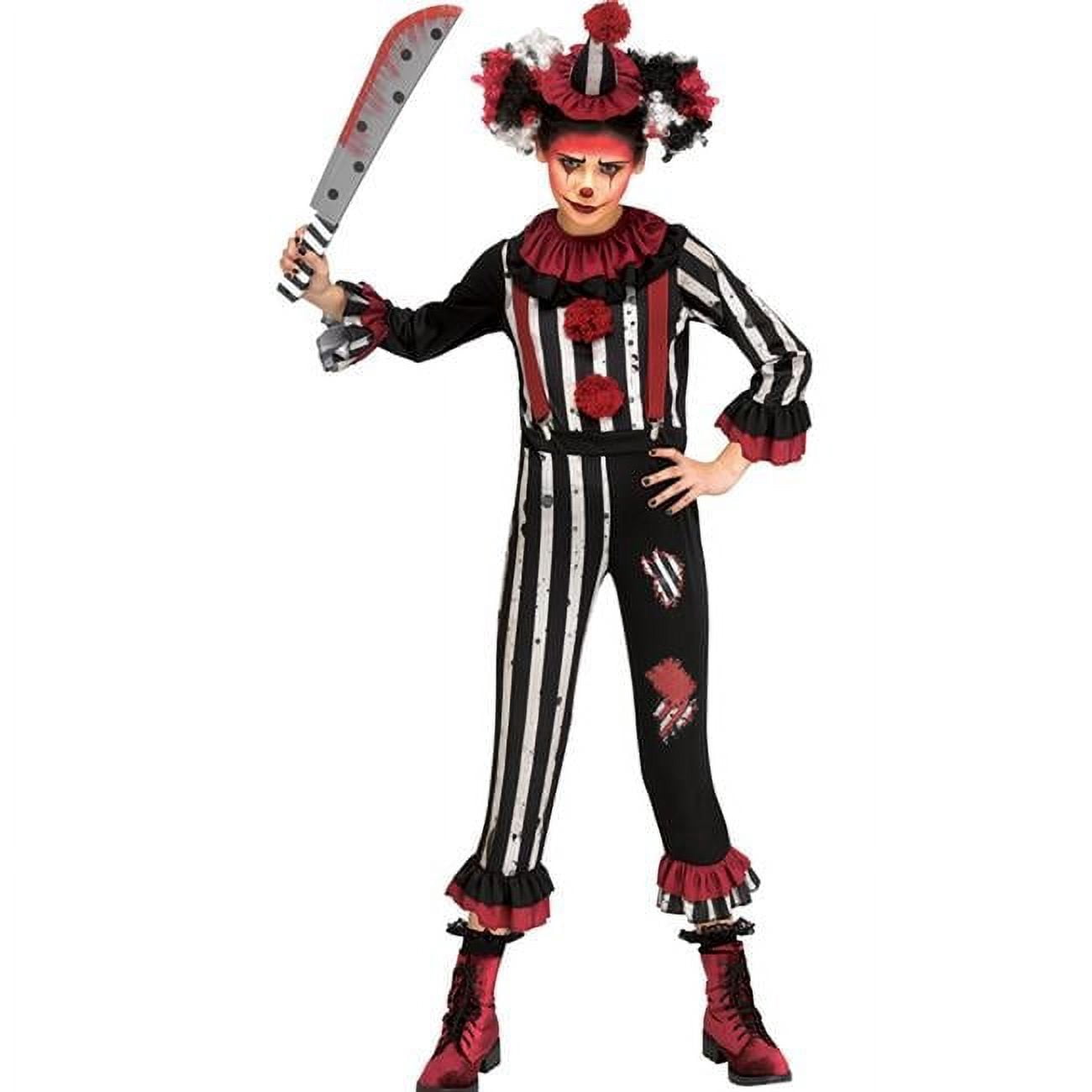 Fun World FW113482MD Big Top Terror Child Costume, Medium 8-10 ...