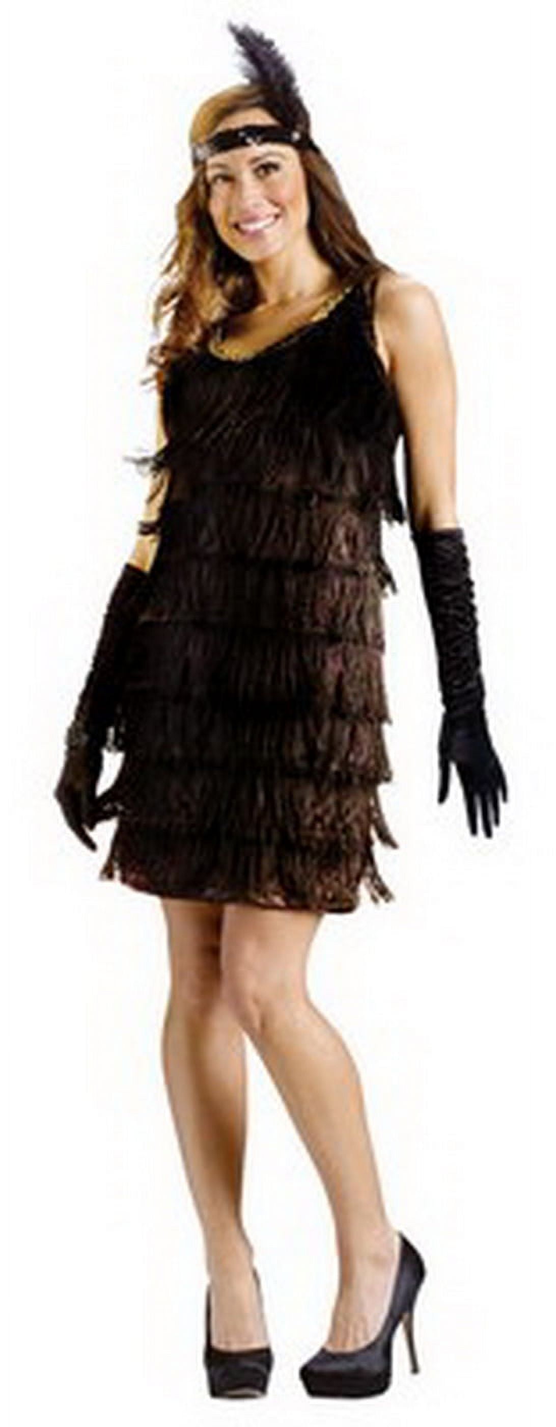 Fun World FW122294ML Women's Flapper Costume - Medium/Large - Walmart.com