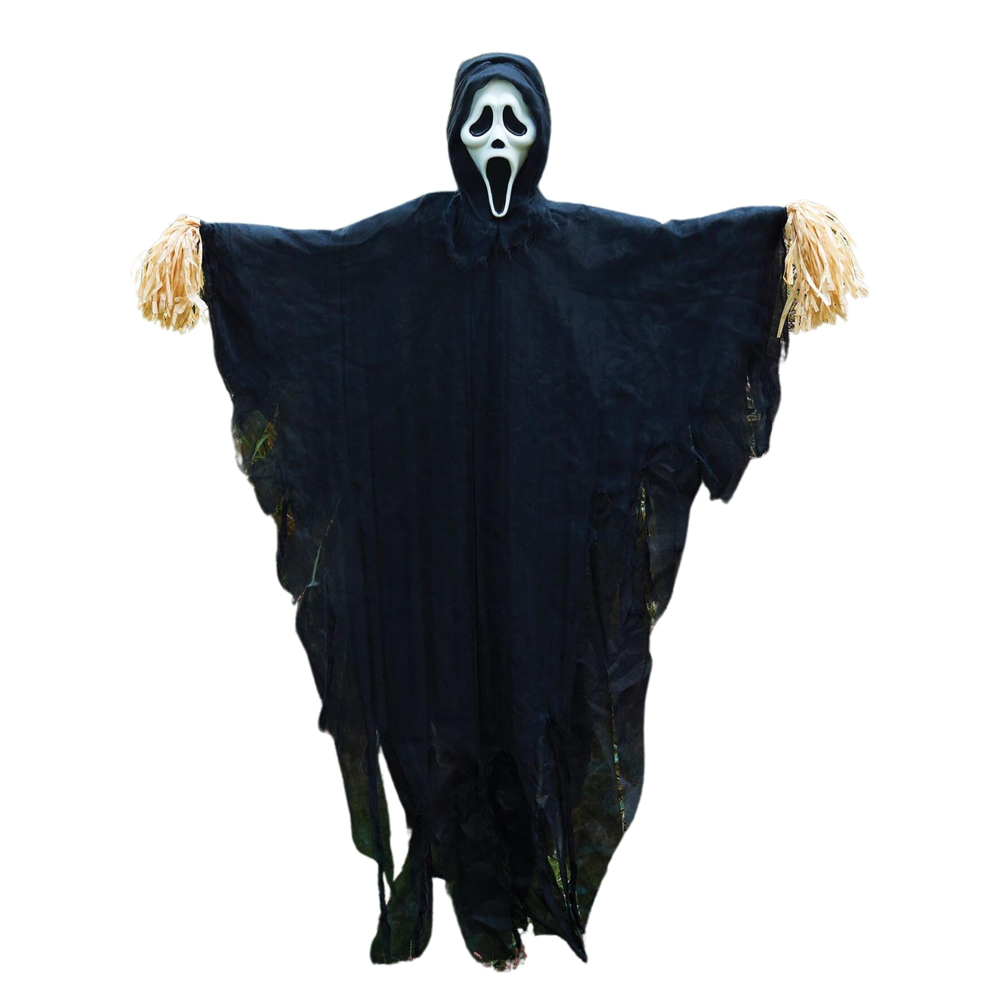 Ghost Face 5 Foot Scarecrow Halloween Decor - Walmart.com