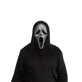 Fun World Scary Ghost Face Scream Mask with Knife Adult Costume ...