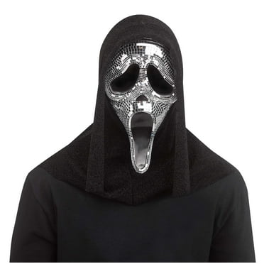 Fun World - Scream Halloween Scary Rhinestone Ghost Face Mask with ...