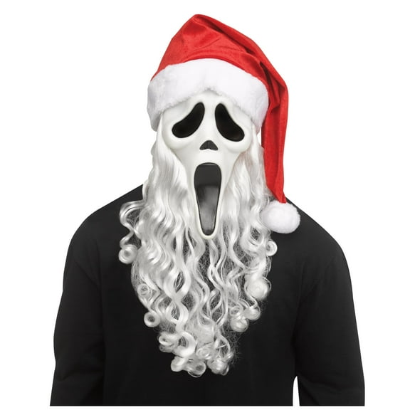 Fun World Adult Halloween Ghost Face Mask - Officially Licensed Scary ...