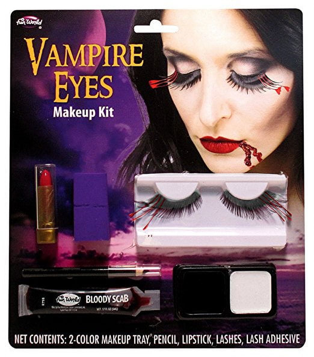 Fun World Inc. Halloween Costume Multi-Color Lashes Kit, Vampire ...