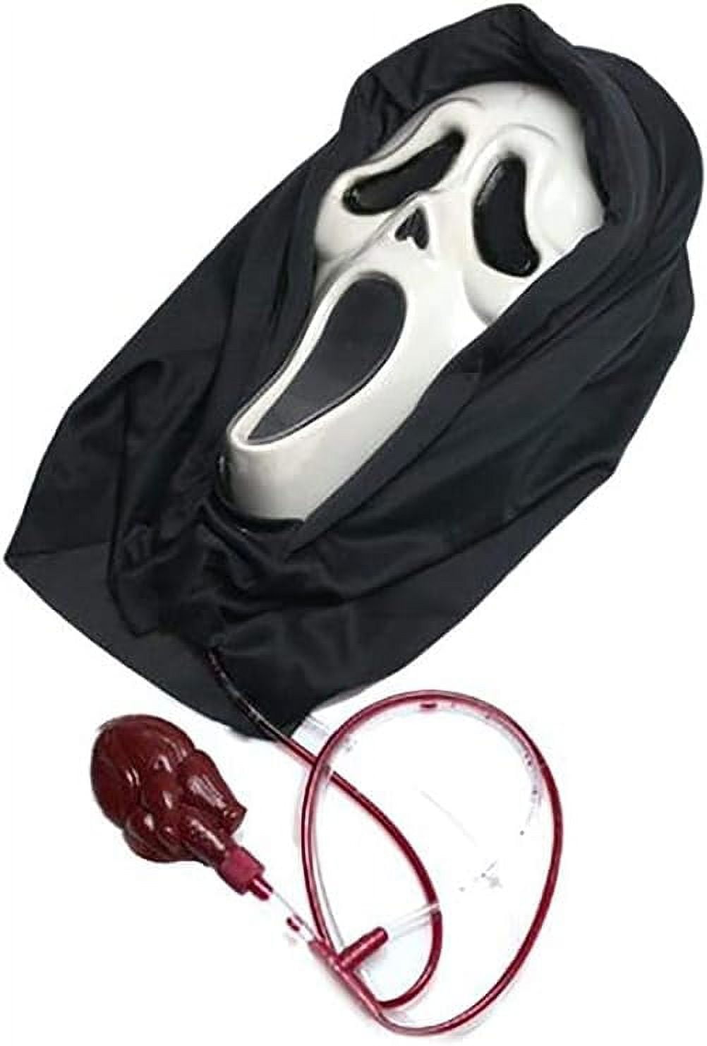Fun World Multi-color Plastic Halloween Scream Costume Mask, with Blood ...