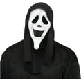 Fun World Scream Ghost Face Smiley Vinyl Character Costume Mask ...