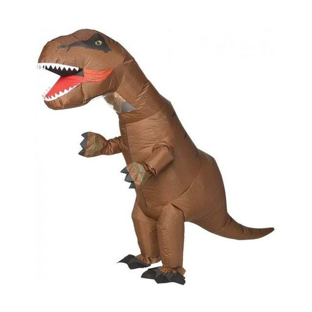 Fun World T-Rex Inflatable Costume Adult Blowup Dinosaur TREX Halloween ...