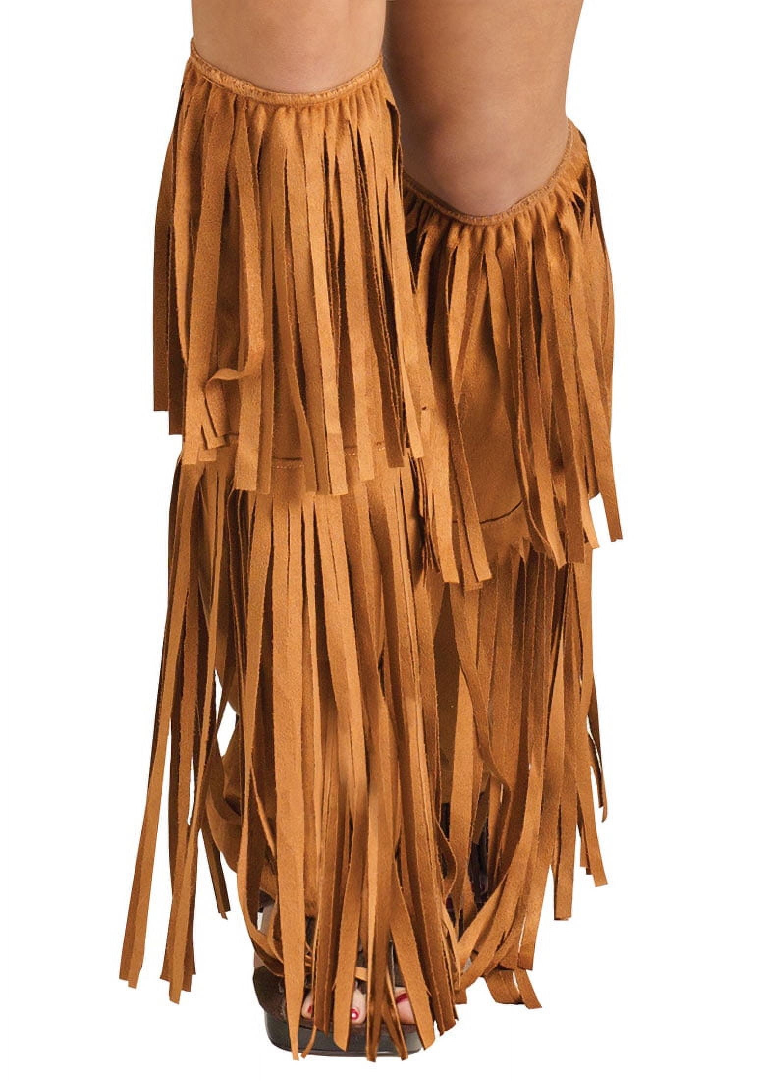 Fun World Women's Hippie Fringe Boot Covers, Multi, Standard - Walmart.com