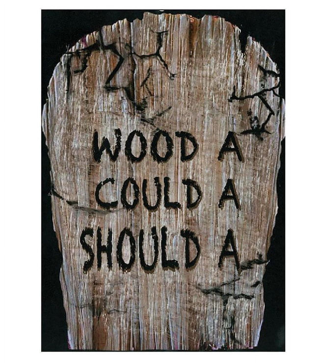 Fun World Wood Looking Tombstone Butch Carson 21.75" Halloween ...