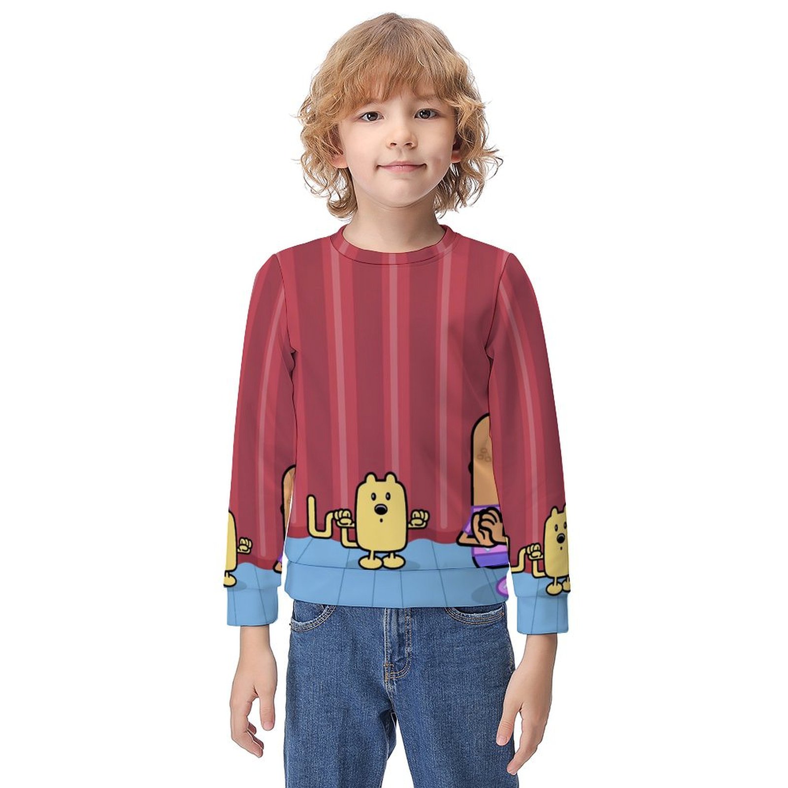 Fun Wow! Wow! Wubbzy! Kids Pullover Sweatshirts Sweater Fashion 3D ...