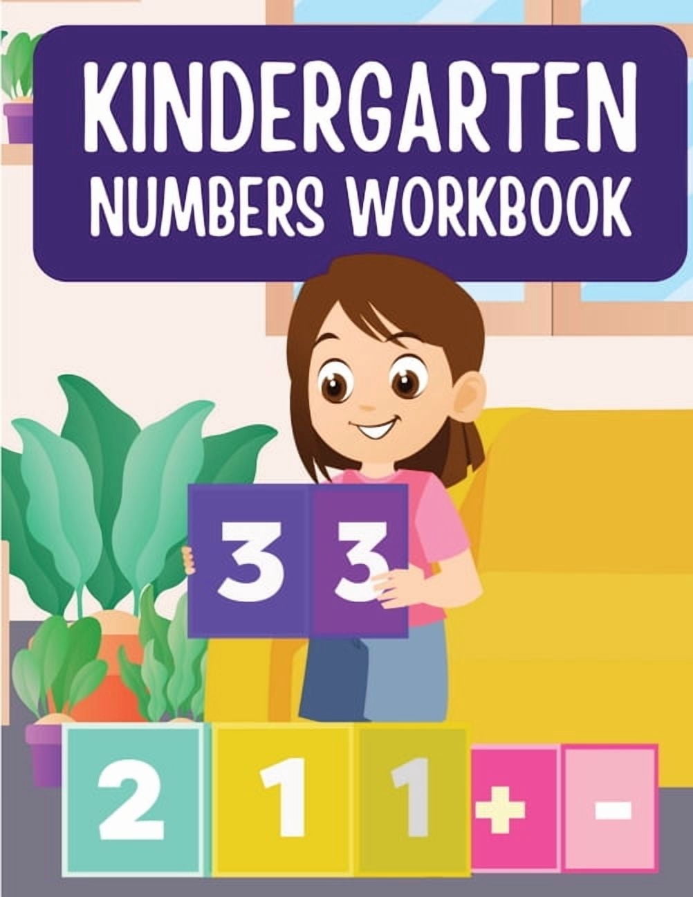 Fun and Colorful Kindergarten Math Numbers Workbook (Paperback ...