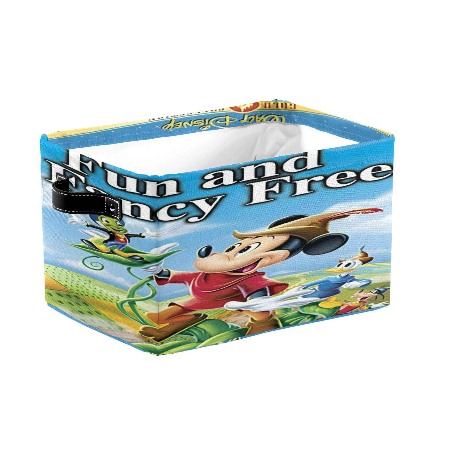 Fun and Fancy Free bin can hold all kinds of idle items..8.3" x 10.2 ...