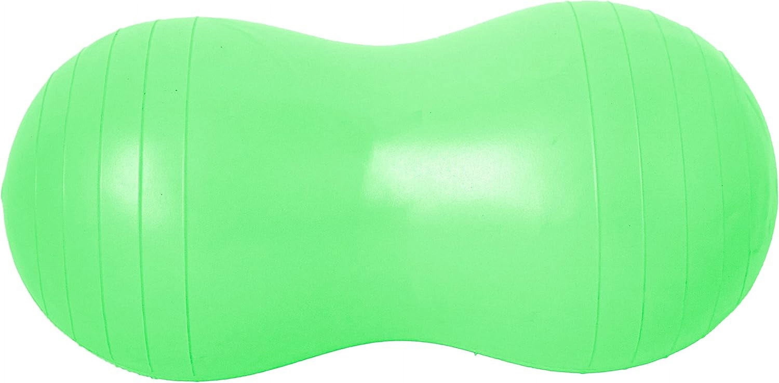 Fun and Function Sensory Peanut Ball, Multi-Use Balance and Exercise Ball for Kids, Small, Green ...