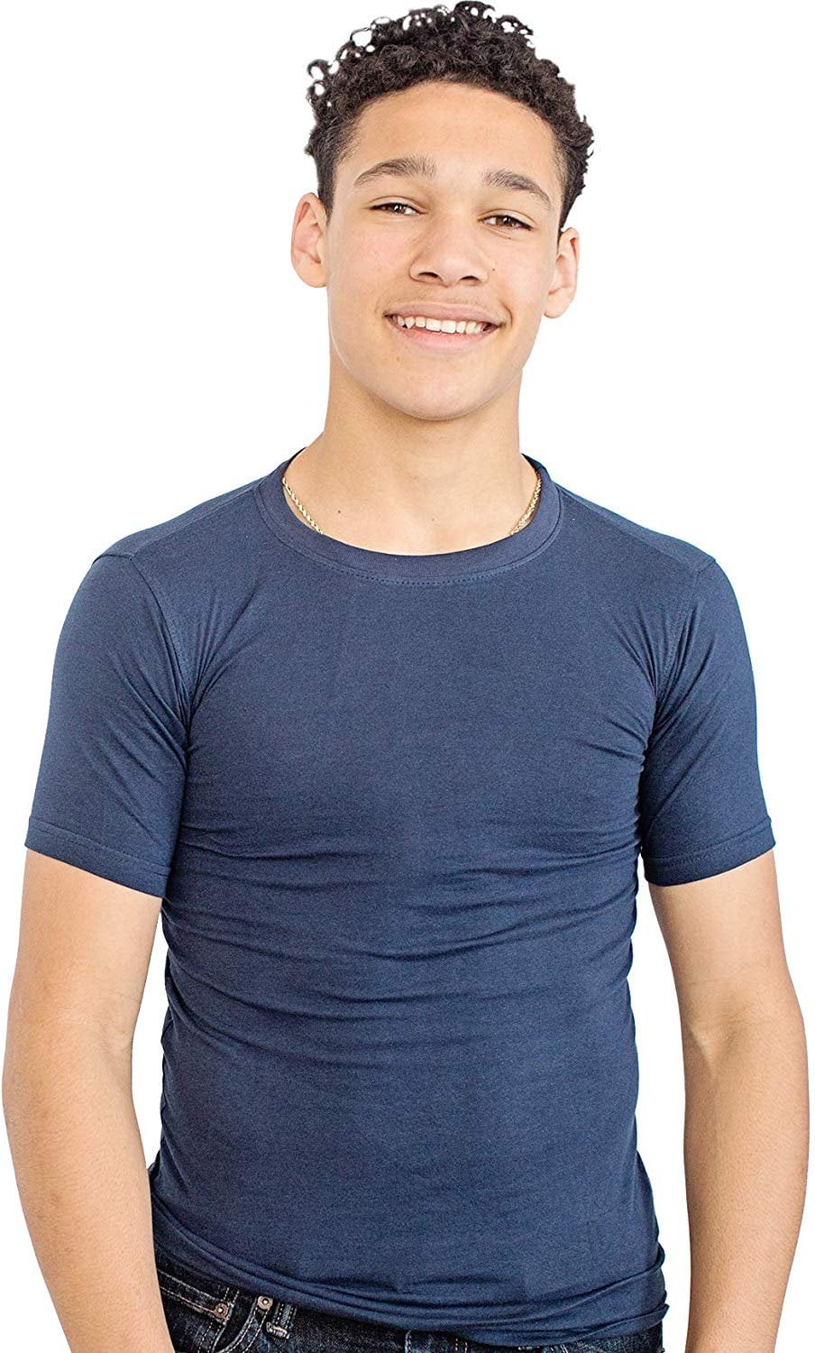 Fun and Function's Crisp White Tagless Short Sleeves Hug Tee Shirt for ...