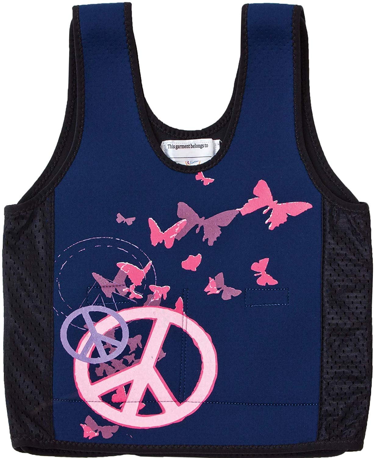 Fun and Function's Peace Graphic Weighted Vest - X-Small - Walmart.com