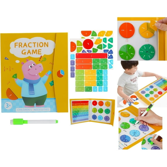 Fun and Interactive Magnetic Fraction Puzzle Educational Tool for ...