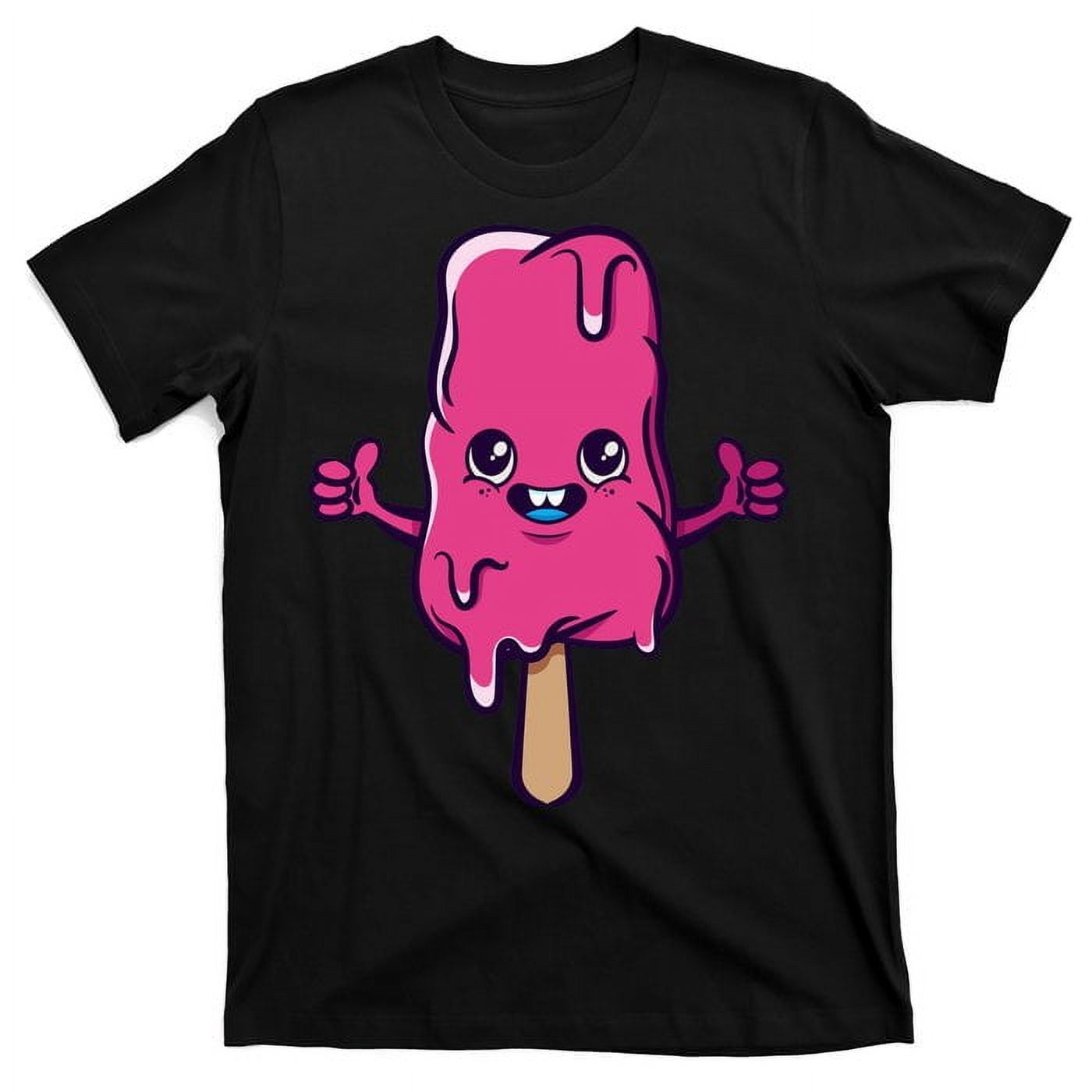 Fun and Playful "Happy Melting Popsicle" Summer Themed T-Shirt ...