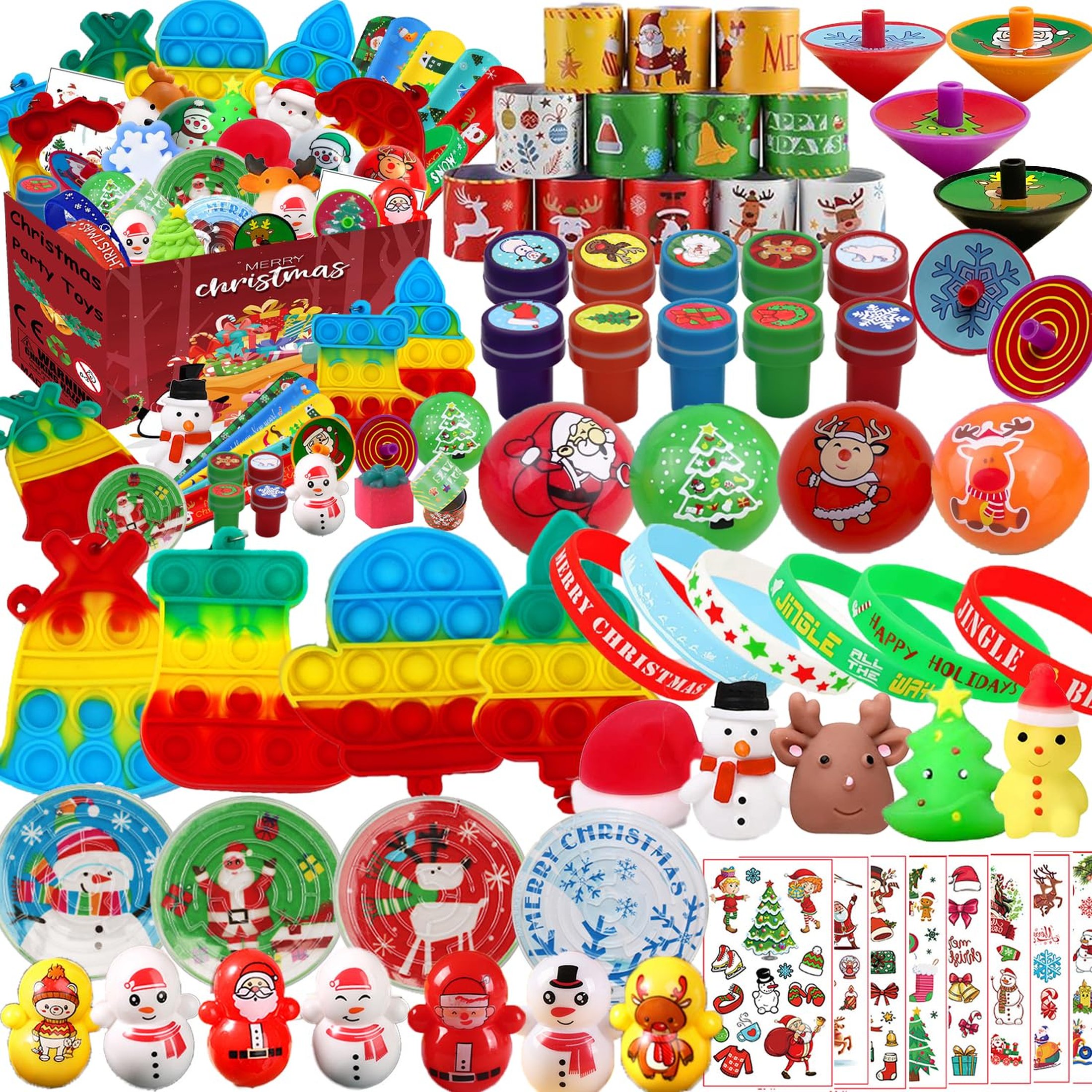 Fun-tastic Party Pack: 64-Piece Kids' Goodie Bag & Stocking Stuffers ...