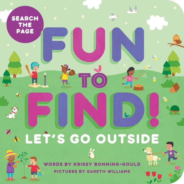 Fun to Find! Fun to Find!: Let's Go Outside, (Board Book) - Walmart.com