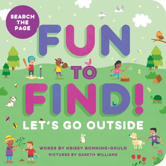 Fun to Find! Fun to Find!: Let's Go Outside, (Board Book) - Walmart.com