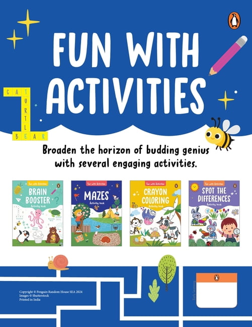 Fun with Activities Pack (4 Books Pack): A Set of 4 Fun and Interactive ...