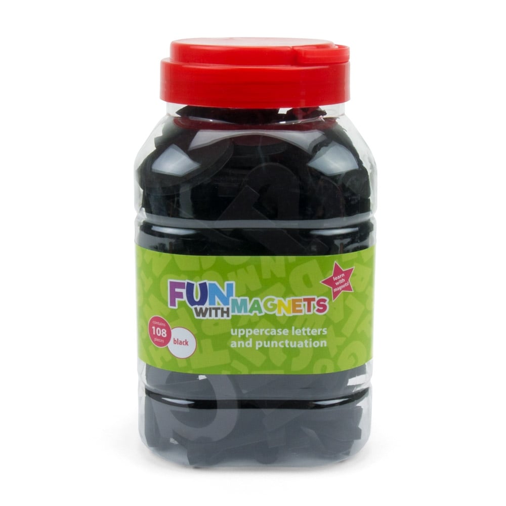 Fun with Magnets 108 Uppercase Magnetic Foam Letters + Punctuation ...