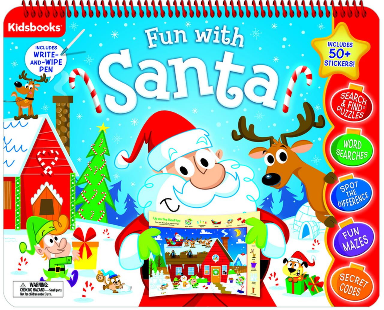 Fun with Santa Activity Pad (Hardcover) - Walmart.com