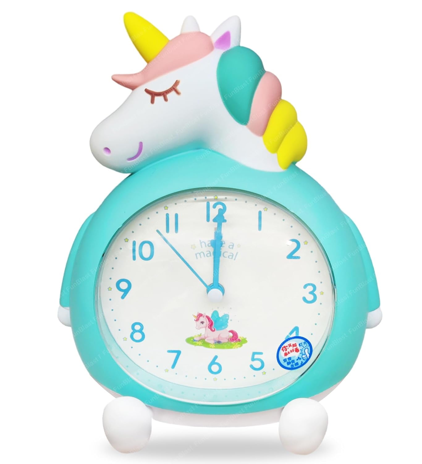 FunBlast Alarm Clocks Unicorn Alarm Clock for Kids Twin Bell Alarm ...